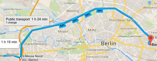 VBB mit Bus und Bahn: Google Maps integriert komplettes Berliner ÖPNV ...