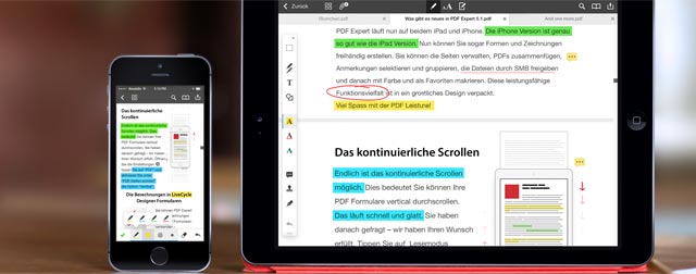 PDF Expert für iOS 8 optimiert: Touch-ID- und iCloud-Drive ...